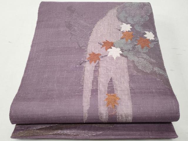 平和屋着物＊夏物　太鼓柄袋帯　楓　正絹　逸品　CAAW7014fb