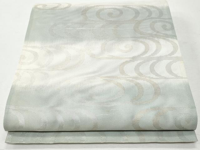 平和屋着物＊夏物　六通柄袋帯　流水文　正絹　逸品　CAAW7027fb