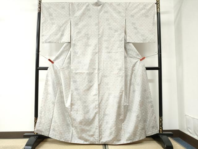 平和屋着物●上質な紬　間道　正絹　逸品　AABA1297ph 平和屋着物□上質な紬 間道 正絹 逸品 AAAY7563cs