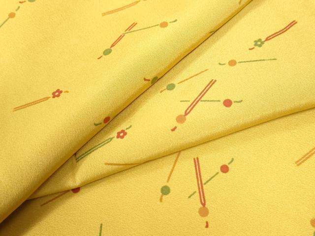 平和屋着物●長襦袢　無双仕立て　簪　正絹　逸品　CAAW7407yc