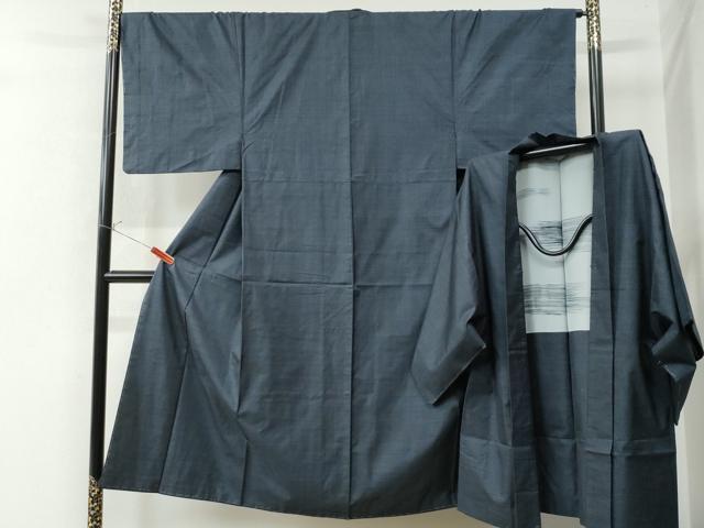 平和屋着物●男性　本場大島紬　アンサンブル　100亀甲　総詰め　正絹　逸品　CAAW7418yc