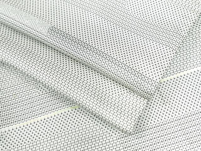 平和屋着物●上質な紬　120亀甲　霞吉祥文　正絹　逸品　CAAW7555yc