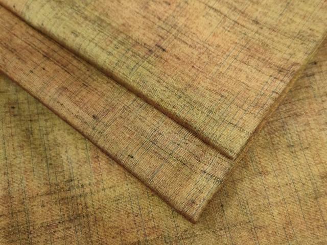 平和屋着物●上質な紬　霞文　正絹　逸品　CAAW7660yc