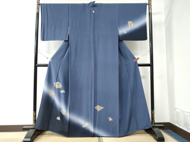 平和屋着物●訪問着　吉祥玩具文　暈し染め　金彩　正絹　逸品　CAAW7713yc