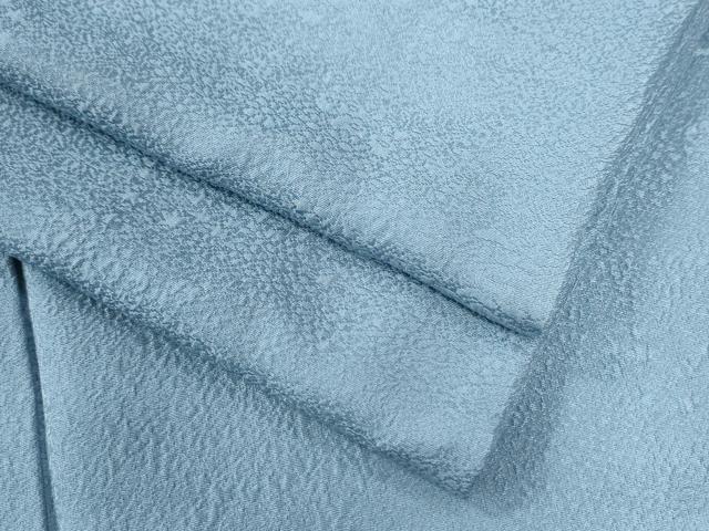 平和屋着物●上質な色無地　草花地紋　浅縹色　正絹　逸品　CAAW7746yc