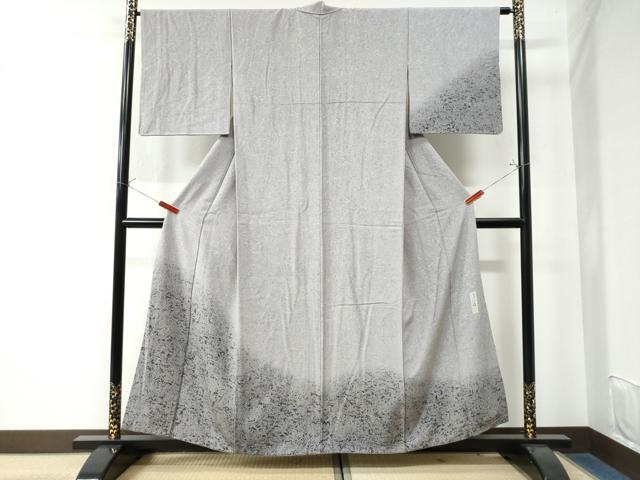 平和屋着物●二代目　服部光擴　訪問着　吉祥文　たたき染め　正絹　逸品　CAAW7767yc