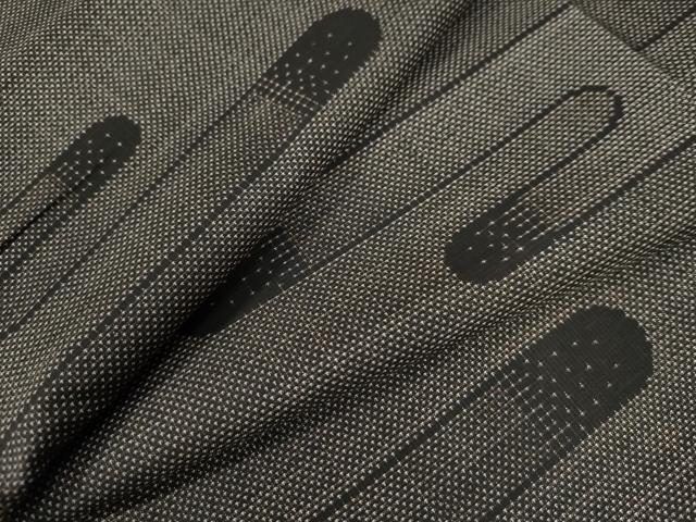 平和屋着物●本場大島紬　9マルキ　エ霞文　正絹　逸品　CAAW7853yc