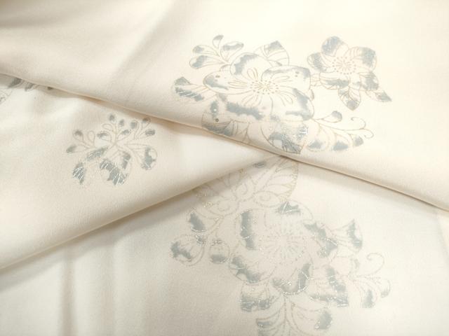 平和屋着物●長襦袢　無双仕立て　辻が花　金銀彩　正絹　逸品　CAAW7865yc