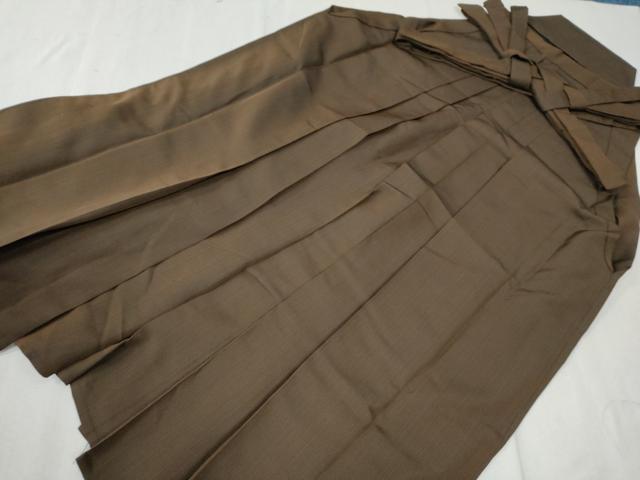 平和屋着物●男性　馬乗り袴　縞　正絹　逸品　CAAW7901yc