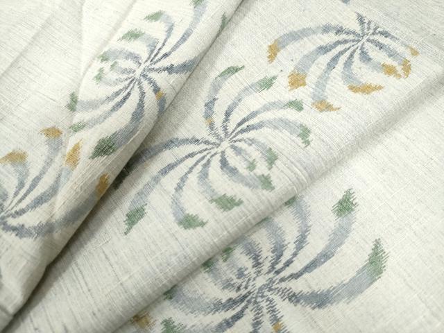 平和屋着物●上質な紬　乱菊　正絹　逸品　CAAW7913yc