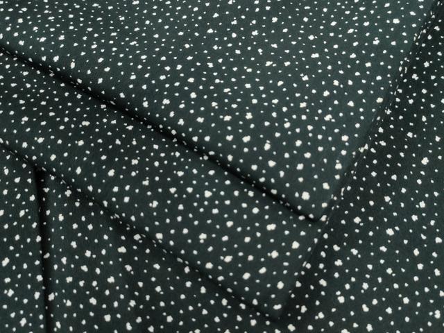 平和屋着物●上質な小紋　霰文　黒地　鈴乃屋扱い　正絹　逸品　CAAW7973yc