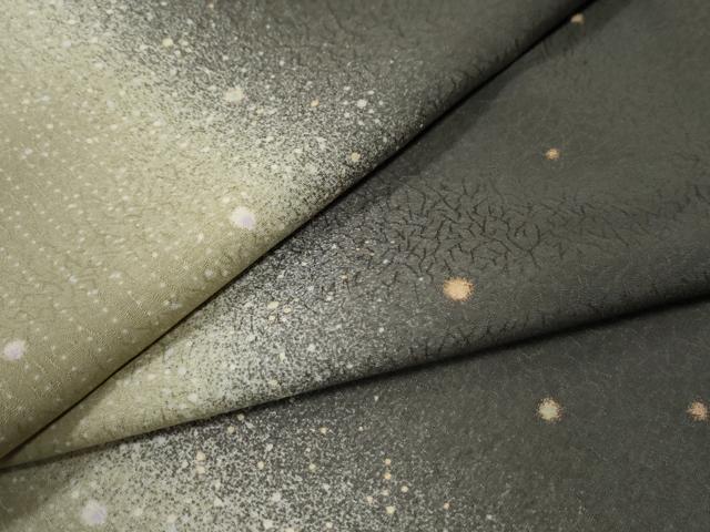 平和屋着物●小紋　霰文　暈し染め　洗える着物　未使用　CAAW8022yc