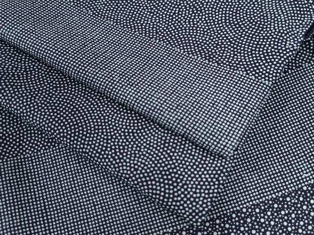 平和屋着物●江戸小紋　横段文　正絹　逸品　CAAW8287yc