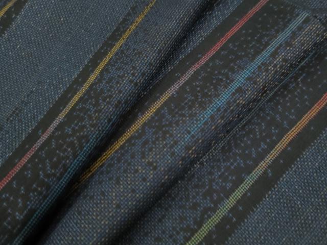 平和屋着物●本場大島紬　9マルキ　霞文　正絹　逸品　CAAW8407yc