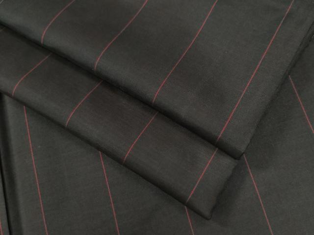 平和屋着物●本場縞大島紬　縞　正絹　逸品　CAAW8544yc