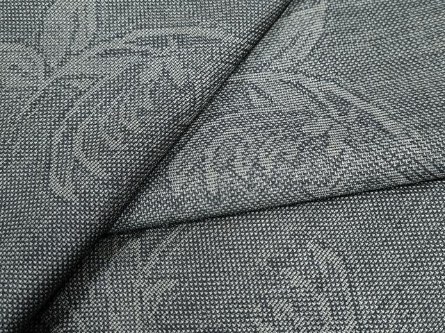 平和屋着物●本場大島紬　9マルキ　草花文　正絹　逸品　CAAW8640yc