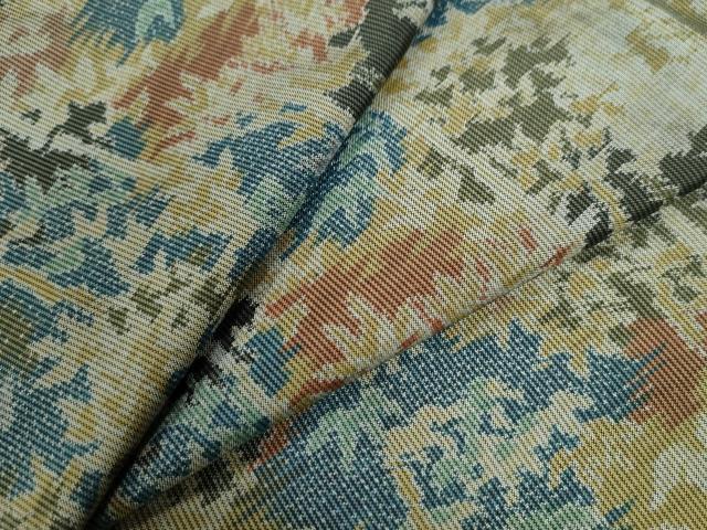 平和屋着物●本場大島紬　7マルキ　総絣　笹竹文　正絹　逸品　CAAW8707yc