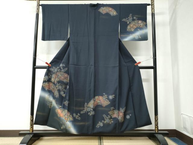 平和屋着物●訪問着　辻が花　暈し染め　金彩　正絹　逸品　CAAW8754yc