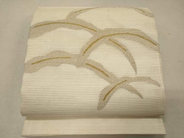 平和屋着物＊夏物　太鼓柄袋帯　絽綴れ　芝文　金糸　正絹　逸品　CAAW8916oy