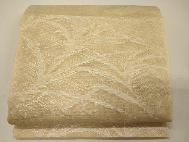 平和屋着物＊夏物　六通柄　本袋帯　草葉文　銀糸　正絹　逸品　CAAW8956oy