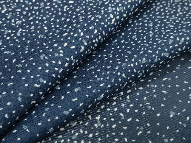 平和屋着物＊夏物　小紋　絽　大小あられ　洗える着物　CAAW9892gh