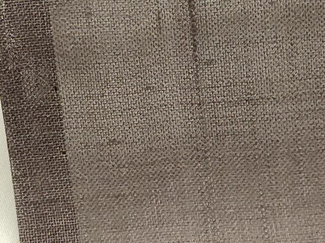 平和屋着物＊夏物 紗紬 樺茶色 正絹 逸品 CAAW9935gh