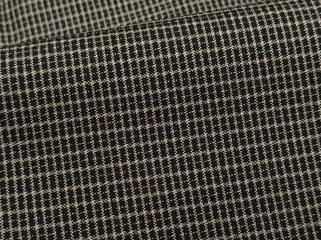 平和屋着物○男性 本場縞大島紬 アンサンブル 格子柄 井田織物謹製