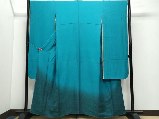 平和屋着物●豪華振袖　霞文　たたき染め　正絹　逸品　CAAX0860vf