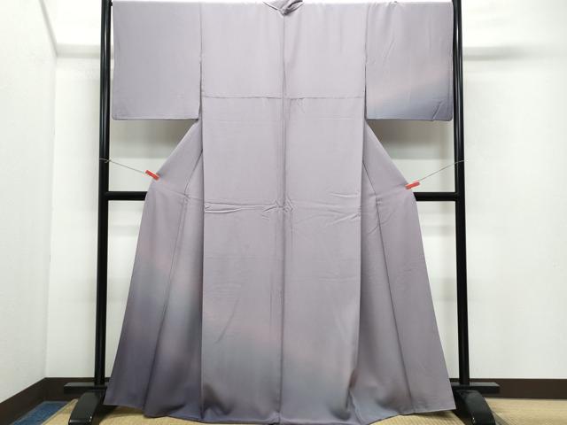 平和屋着物●訪問着　霞文　暈し染め　正絹　逸品　CAAX0873vf