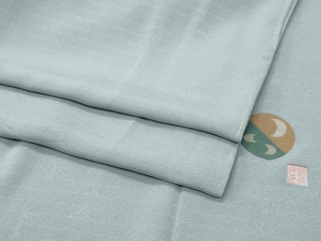 平和屋着物●上質な色無地　作家物　鼠色　正絹　逸品　CAAX0929vf