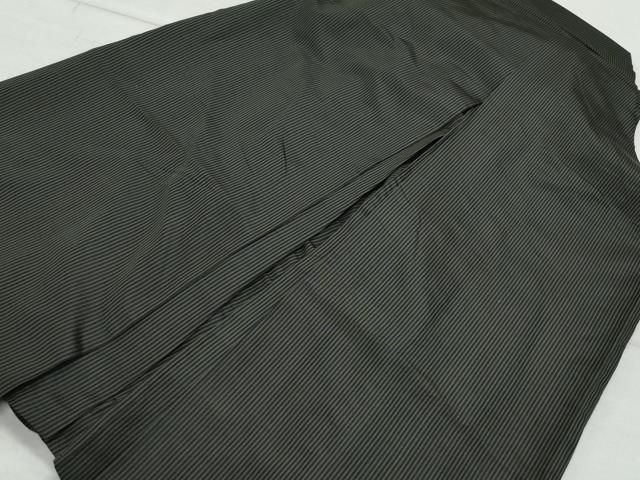 平和屋着物●男性　馬乗り袴　縞　正絹　逸品　CAAX0933vf