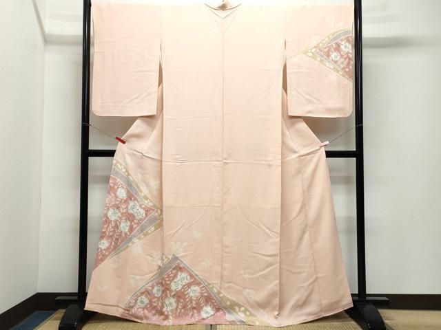 平和屋着物●訪問着　辻が花　正絹　逸品　CAAX1045vf