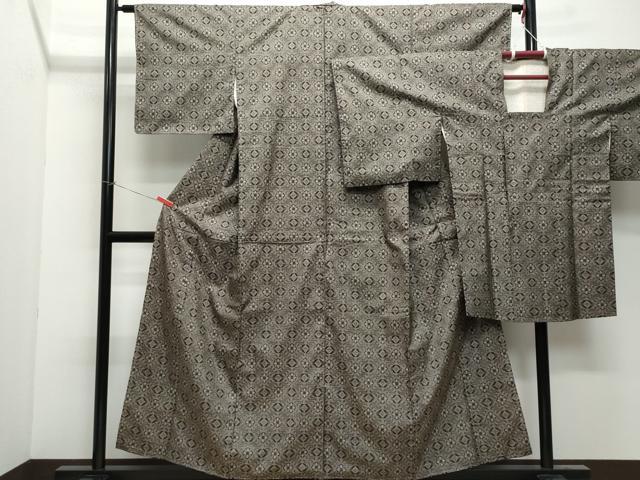 平和屋着物●本場大島紬　道行コートセット　龍郷絣　正絹　逸品　CAAX1076vf