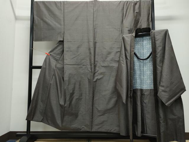 平和屋着物●男性　本場大島紬　アンサンブル　吉祥文　正絹　逸品　CAAX1114vf