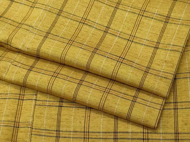 平和屋着物●無形文化財　本場黄八丈　近藤傳　草木染　手織　紬　ますいわ屋扱い　正絹　逸品　CAAX1123vf