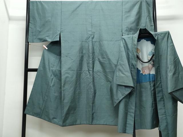 平和屋着物●男性　本場大島紬　アンサンブル　吉祥文　正絹　逸品　CAAX1166vf