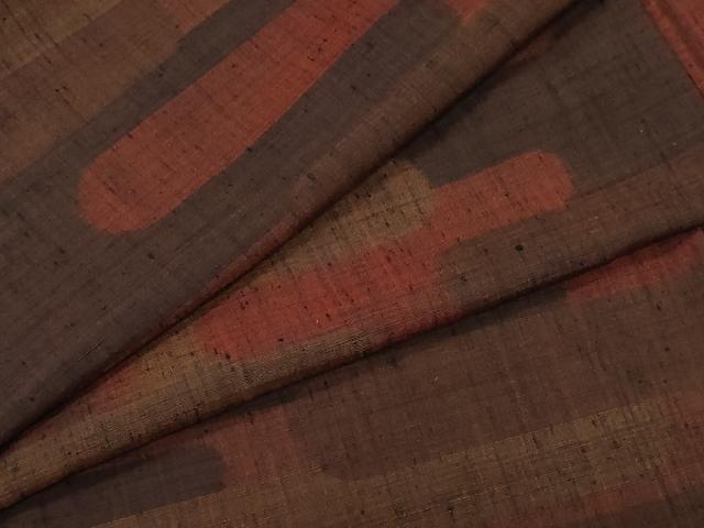 平和屋着物●上質な紬　エ霞文　正絹　逸品　未使用　CAAX1196vf