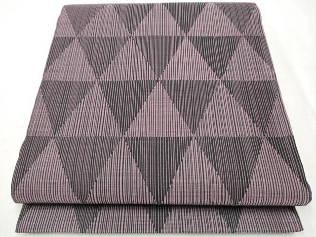 平和屋着物●全通柄袋帯　鱗文様　正絹　逸品　CAAX1402hy