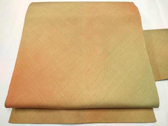 平和屋着物●八寸名古屋帯　組織　霞文　正絹　逸品　CAAX1458hy