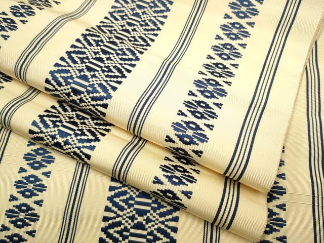 平和屋着物●本場筑前博多織　八寸名古屋帯　献上　正絹　逸品　CAAX1522hy