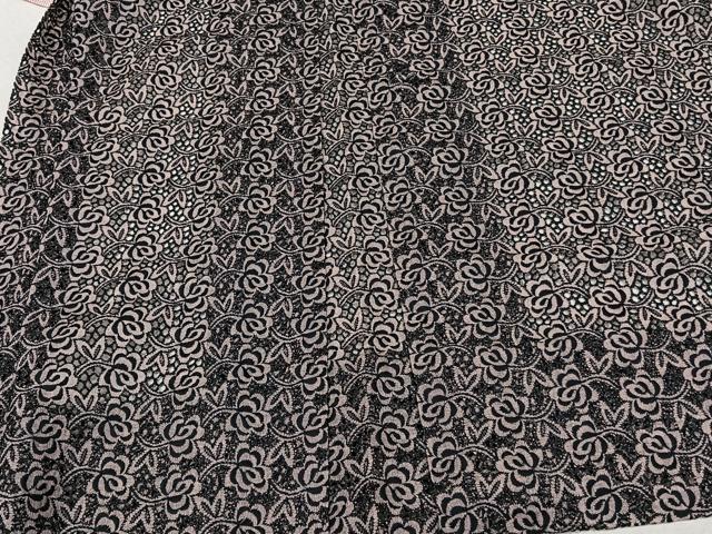 平和屋着物▽スリーシーズン 春夏秋 塵除け 羽織 総レース 草花文 正絹