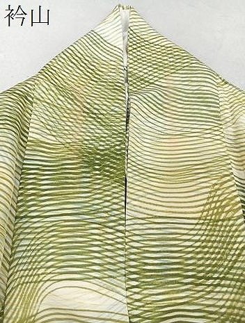 平和屋着物▽上質な小紋 単衣 幾何学文 正絹 逸品 CAAX2456xi