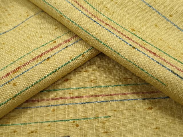 平和屋着物●上質な紬　吉祥文　正絹　逸品　CAAX3045th