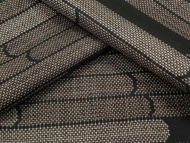 平和屋着物●本場大島紬　7マルキ　吉祥文　正絹　逸品　CAAX3056th