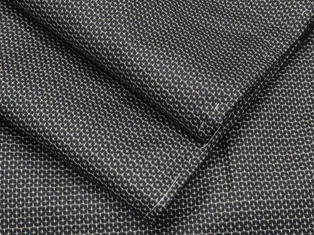 平和屋着物●男性　紬　80亀甲　正絹　逸品　未使用　CAAX3066th