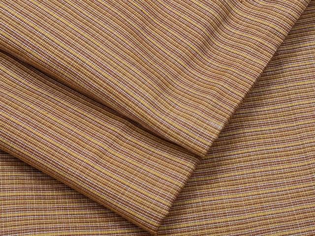 平和屋着物●男性　紬　格子文　正絹　逸品　CAAX3068th