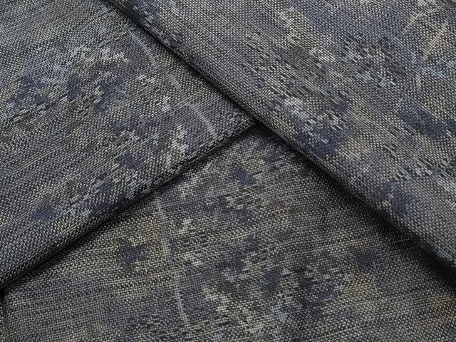 平和屋着物●本場大島紬　9マルキ　樹林文　正絹　逸品　CAAX3080th