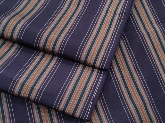 平和屋着物●上質な小紋　間道　正絹　逸品　CAAX3087th