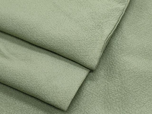 平和屋着物●上質な色無地　鶸茶色　正絹　逸品　CAAX3126th