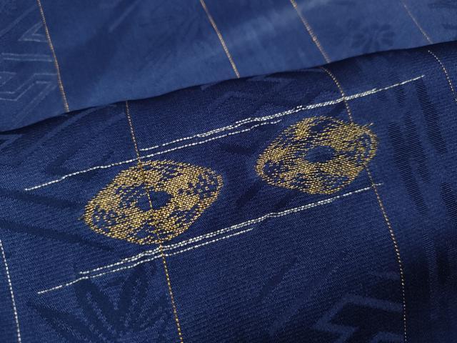 平和屋着物●アンティーク　大正ロマン　小紋　刺繍　吉祥草花文　暈し染め　正絹　逸品　CAAX4438ut